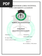 Economics Project On Rbi PDF | PDF | Bank Regulation | Reserve Bank Of ...