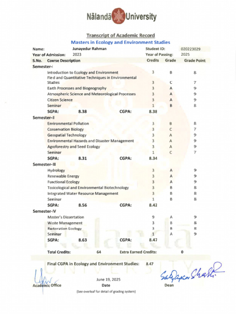 Transcript MSC | PDF