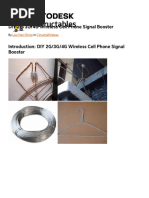 DIY Mobile Signal Booster Circuit Guide | PDF | Amplifier | Operational ...