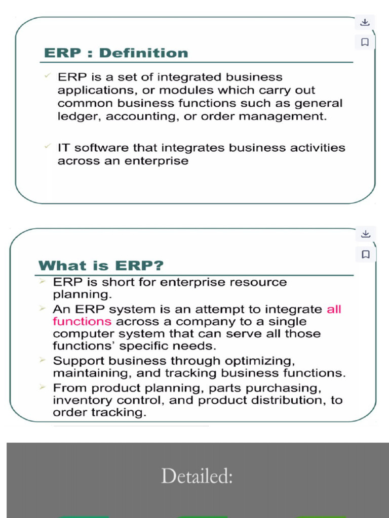 Unit 1 | PDF | Enterprise Resource Planning | Information Technology