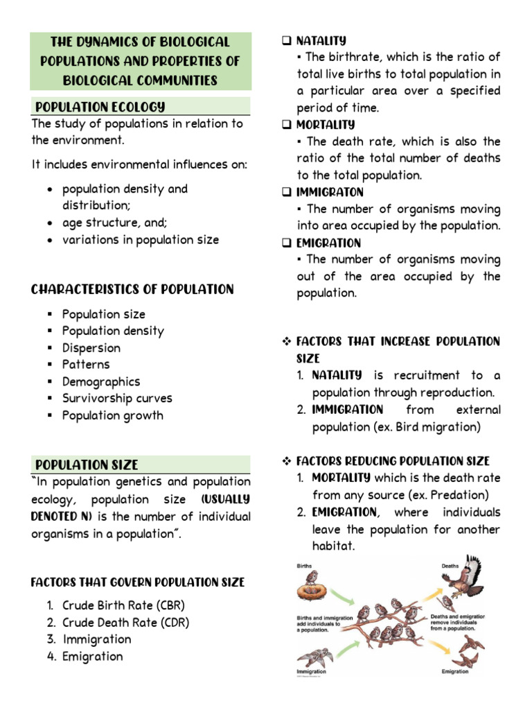 GEE.1. .Week.7.Biological - Populations.and - Communities | PDF ...