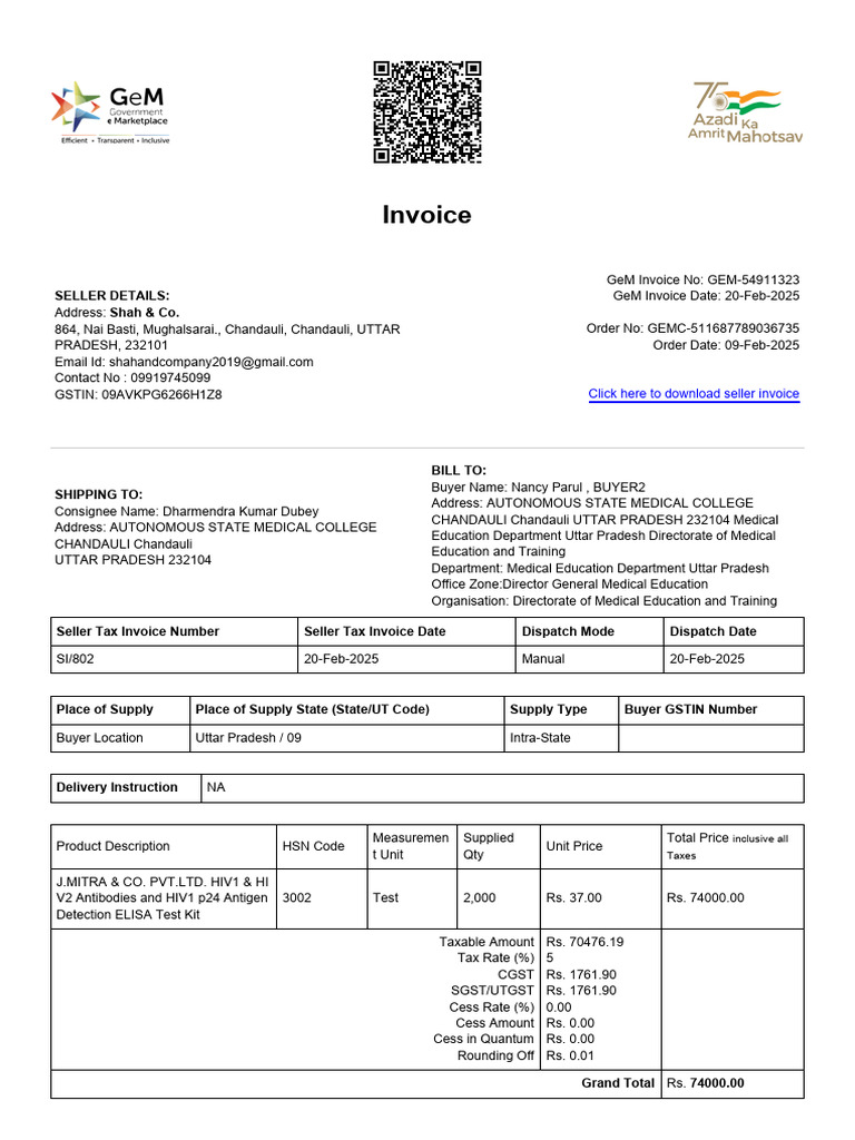 MnpnTTlHbGRJQjFWZnVIOXk1a1RkZz09 Invoice | PDF | Invoice | Taxes