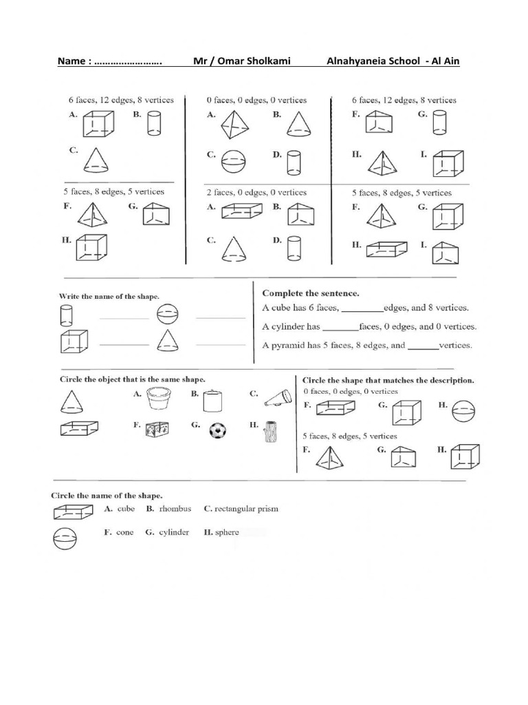 3rd Shapes | PDF