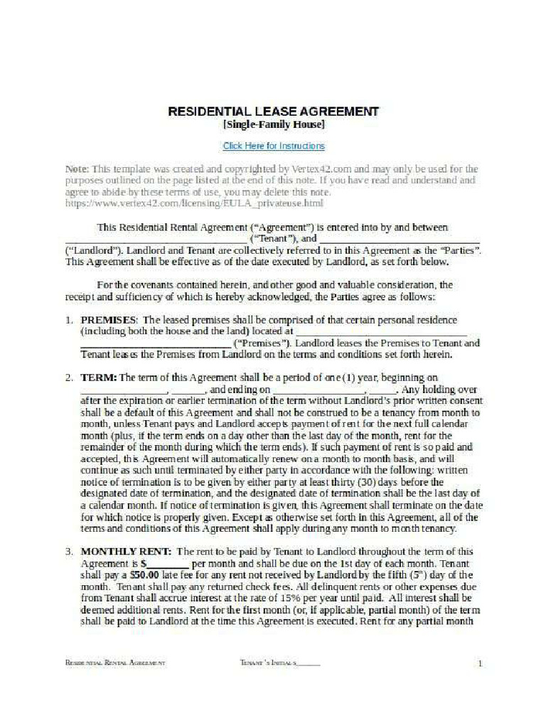 Agreement Template Example | PDF
