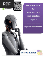 IGCSE ICT Topical Practice Questions 2016-2025 v2 | PDF
