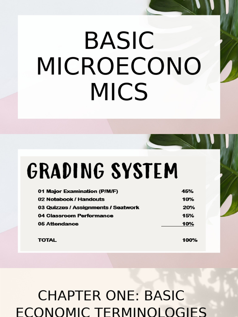 Basic Microeconomics | PDF | Economies | Economics