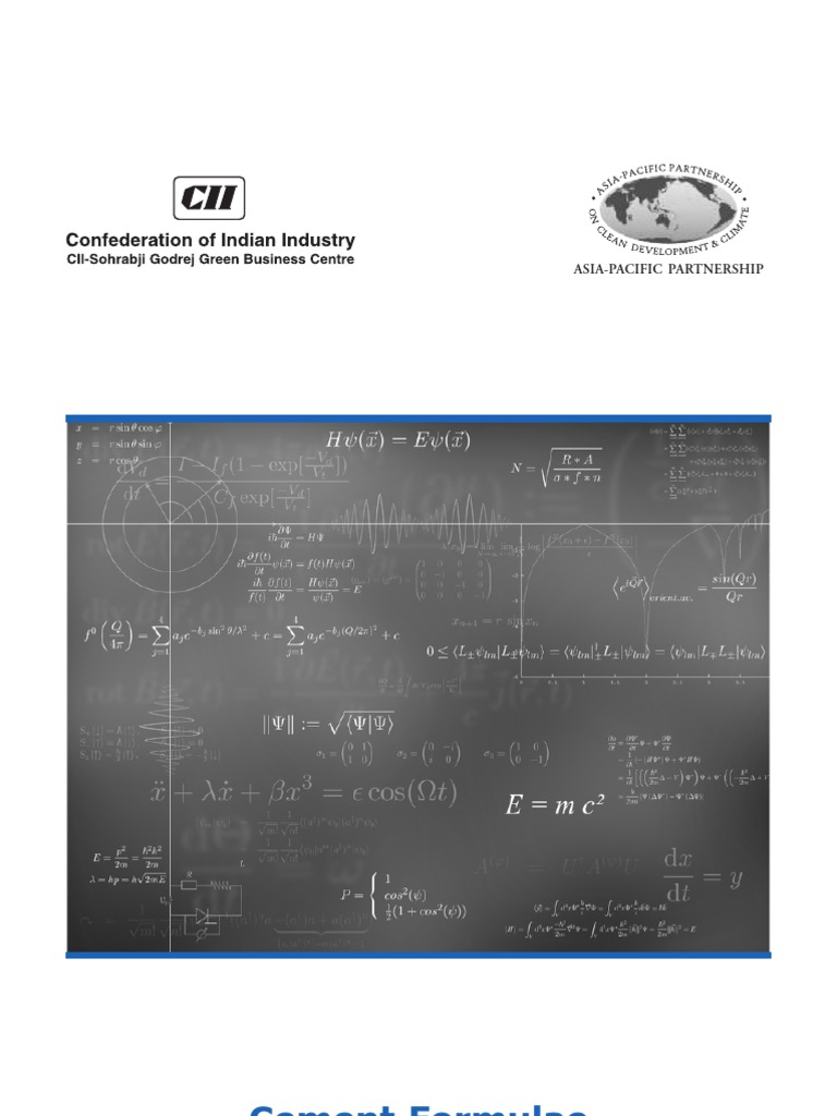 Formula Book - Cement Industries | PDF | Net Present Value | Internal ...
