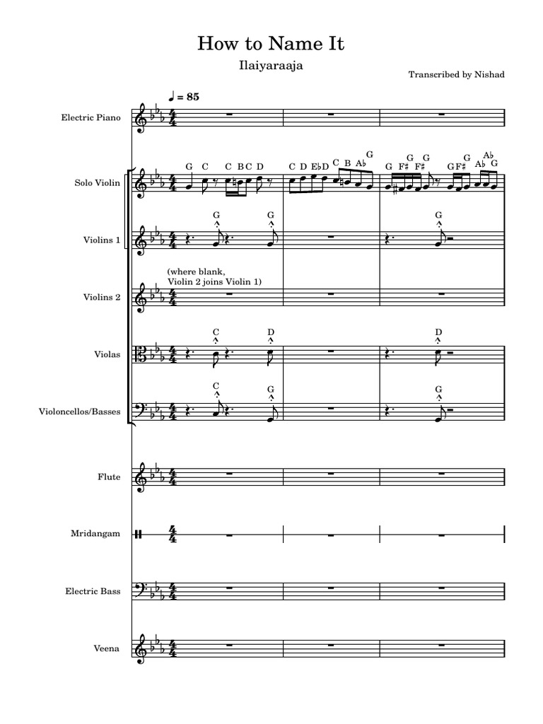 How To Name It - Full Score | PDF | Baroque Music | Necked Lutes
