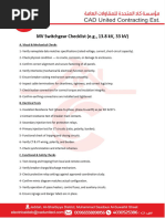 Electrical Control Panel Testing and Inspection Checklistt | PDF ...