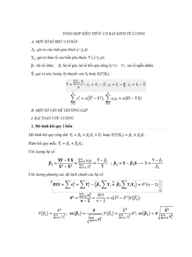 Công TH C T NG H P KTL | PDF