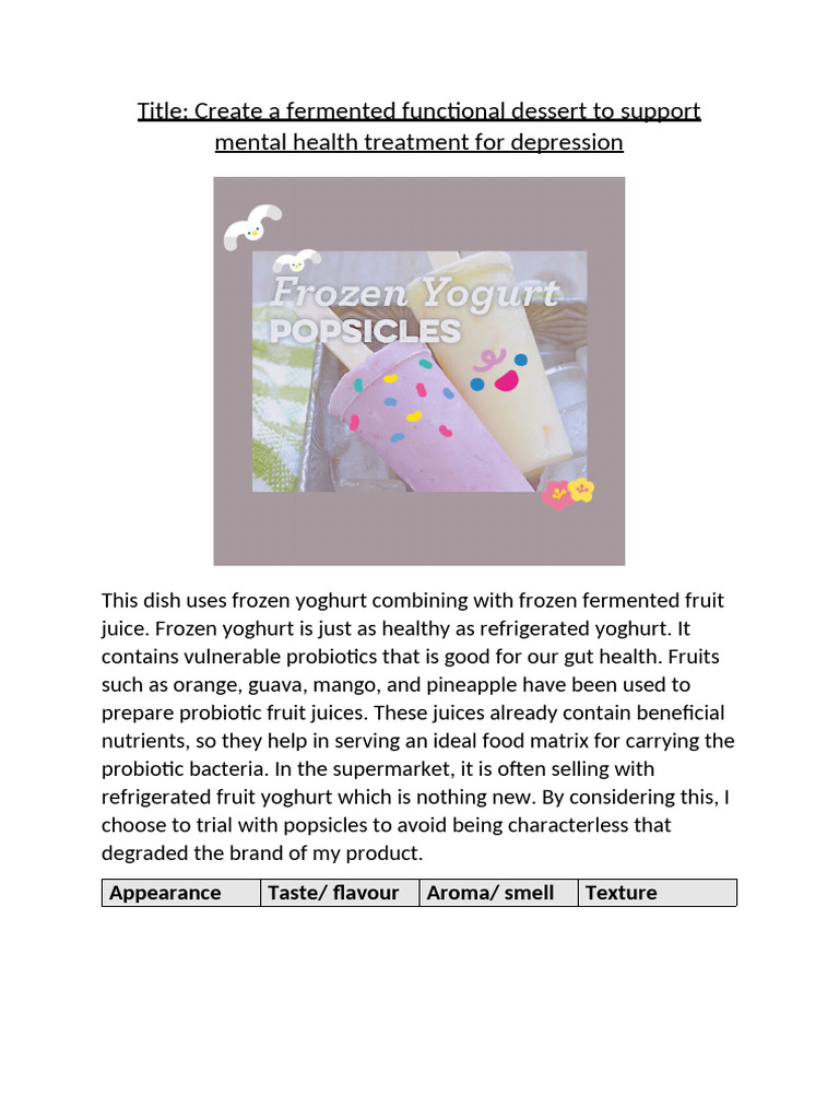 Sensory Evaluation | PDF