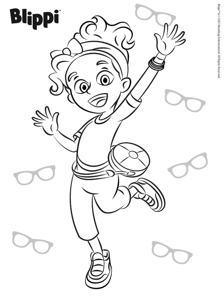 Blippi Coloring Sheet3 | PDF