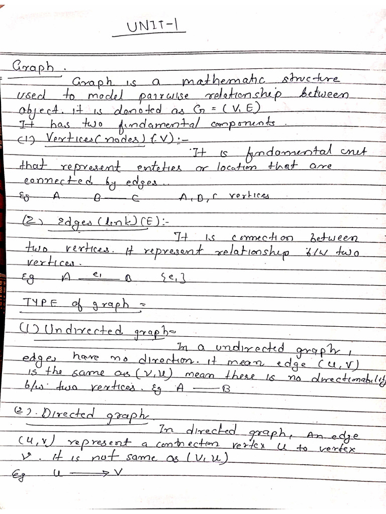 Short and Sweet Notes of GT For End Sem Exam | PDF