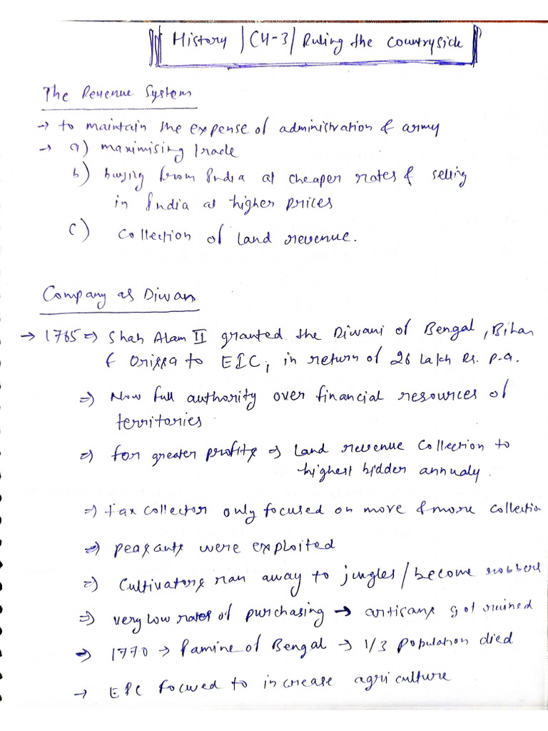 Class 8 History Ch3 | PDF