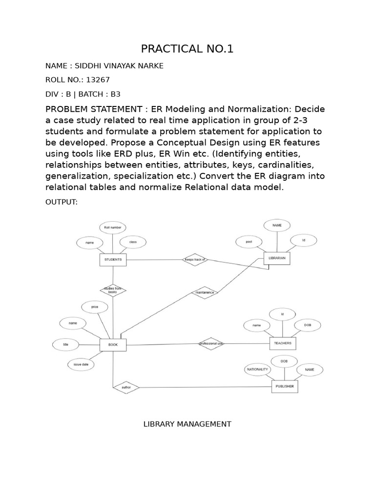 Practical No1 | PDF