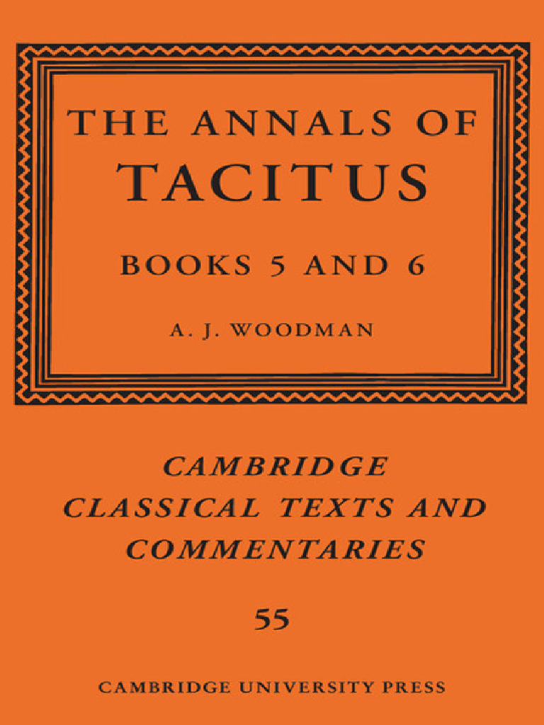 Commentary on Tacitus' Annals, Books 5-6 | PDF | Tacitus