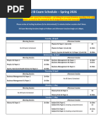 Ib Timetable Student Version 2025 | PDF