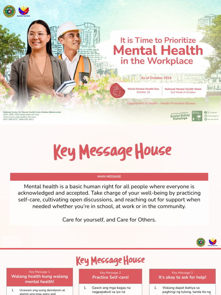 Promoting Mental Health Awareness DOH | PDF | Mental Disorder | Mental ...