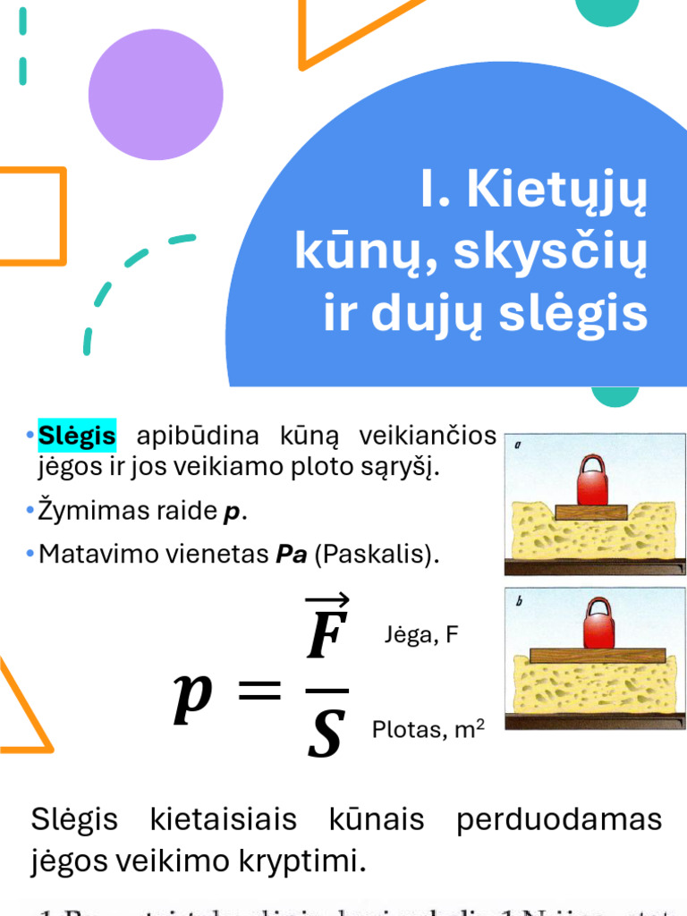 Kietuju Kunu, Skysciu Ir Duju Slegis | PDF