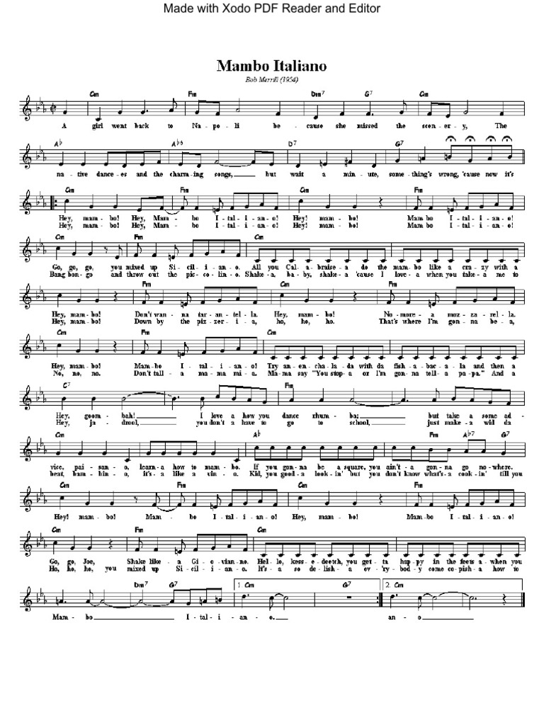 Mambo Italiano | PDF