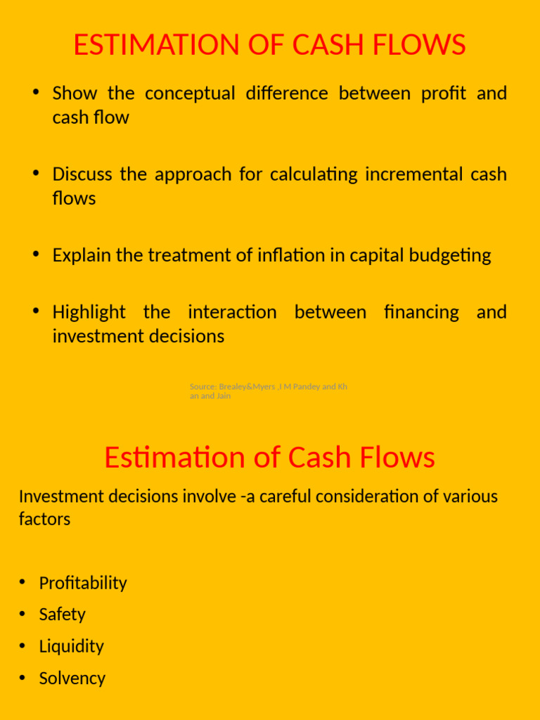 Cash Flow Estimation in Capital Budgeting | PDF | Free Cash Flow | Expense
