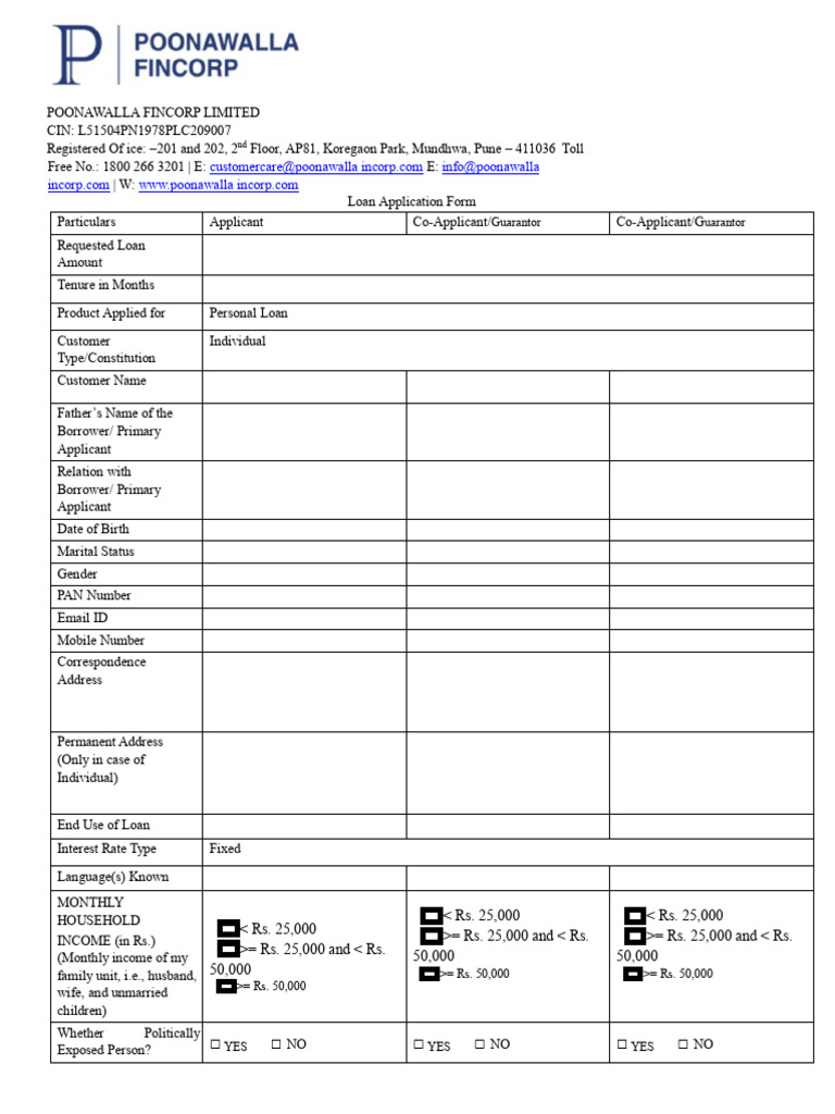 Manual Consent Form Blank 4 | PDF | Loans | Line Of Credit