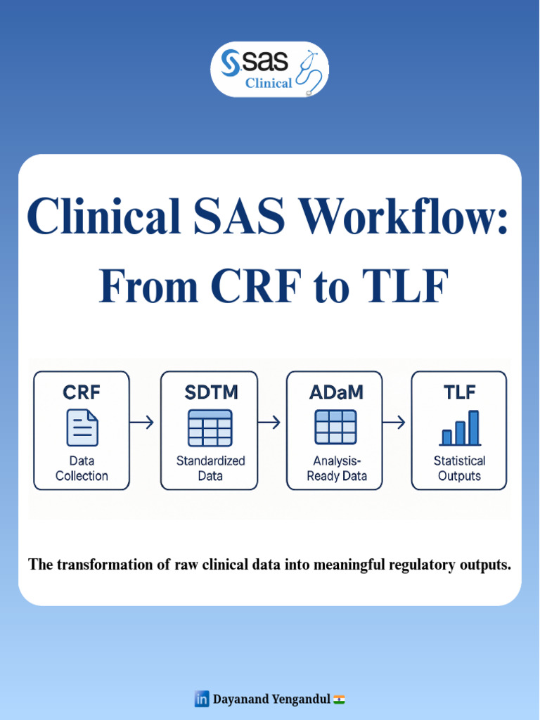 From CRF To TLF - The Clinical SAS Workflow | PDF | Clinical Trial ...