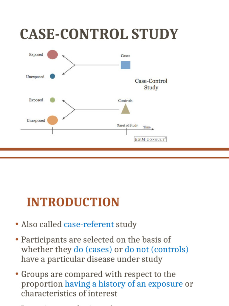 Case-Control Study | PDF | Cohort Study | Medical Specialties
