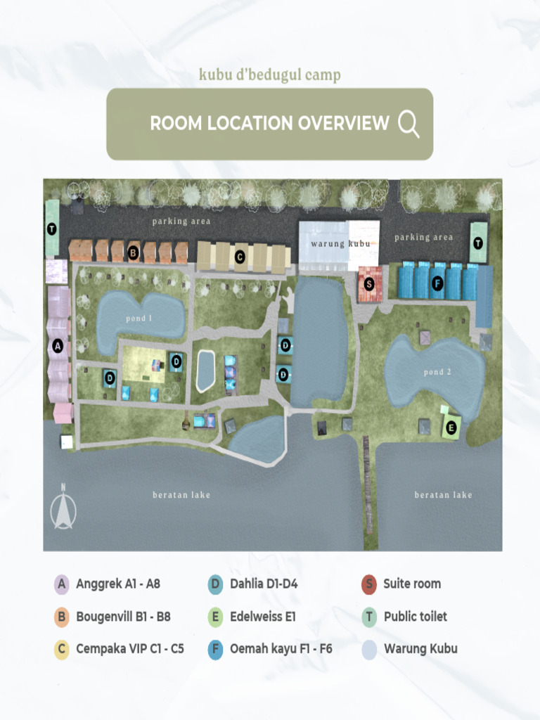 Kubu D'bedugul Map | PDF