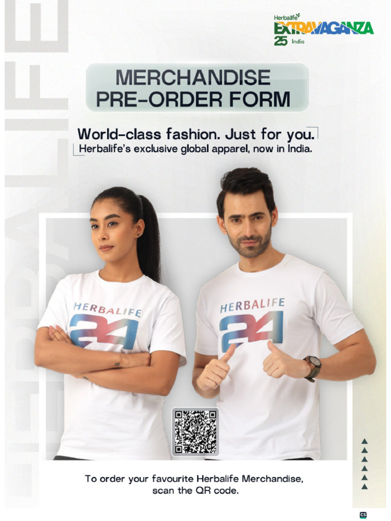 Merchandise Pre-Order Form - Flyer | PDF