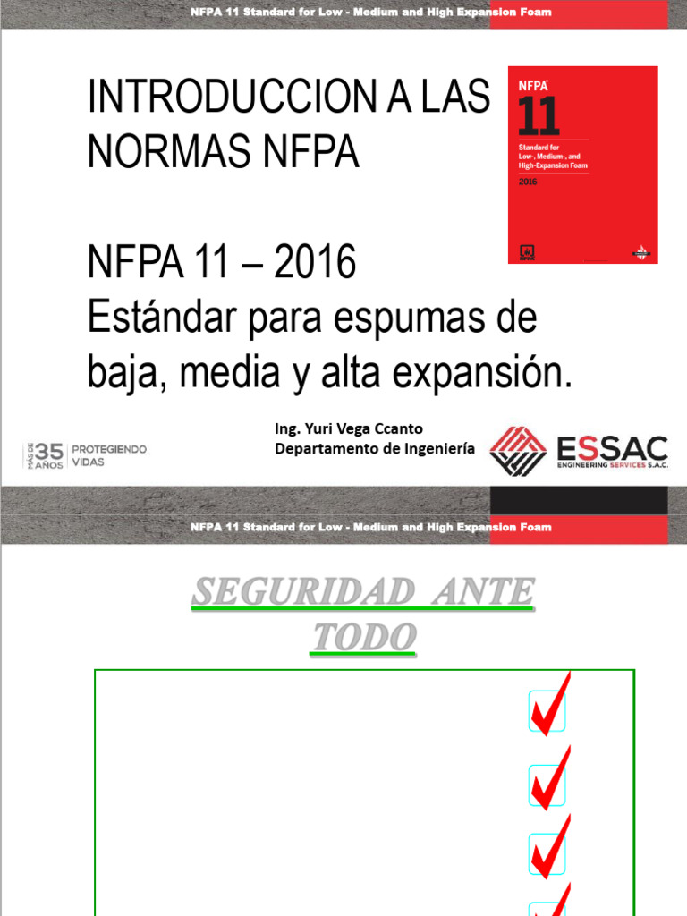 Introducción a NFPA 11: Espumas Contra Incendio | PDF | Poliestireno ...