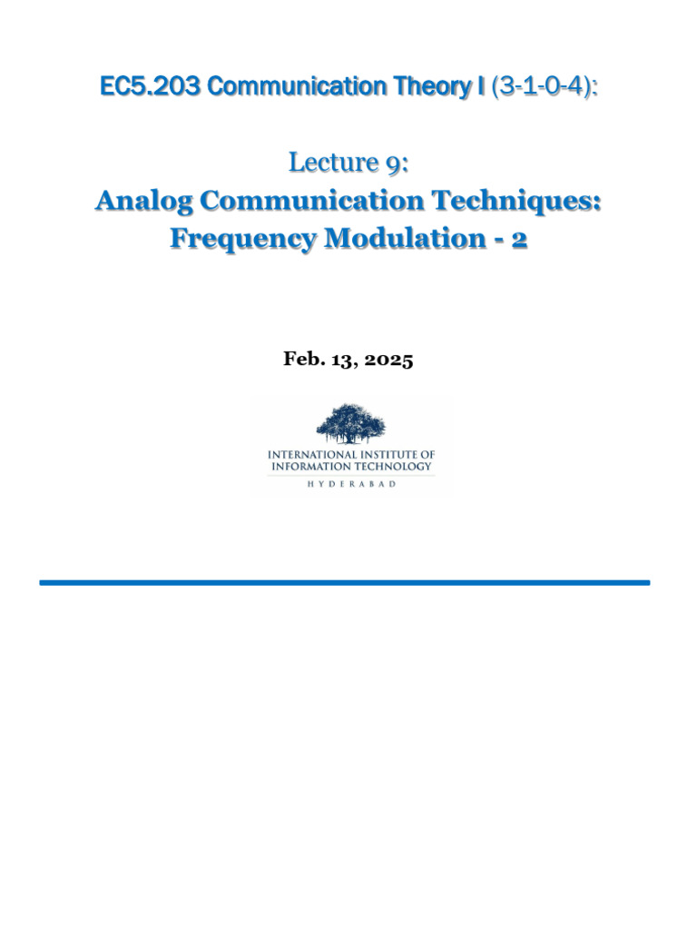 Lecture 9 Freq Mod 2 | PDF