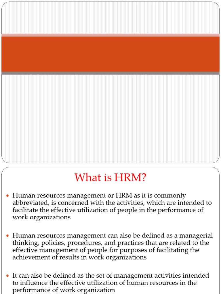 Introductiontohrm-160601182825 by Mohammed Rafi Shaik | PDF | Cost Of ...