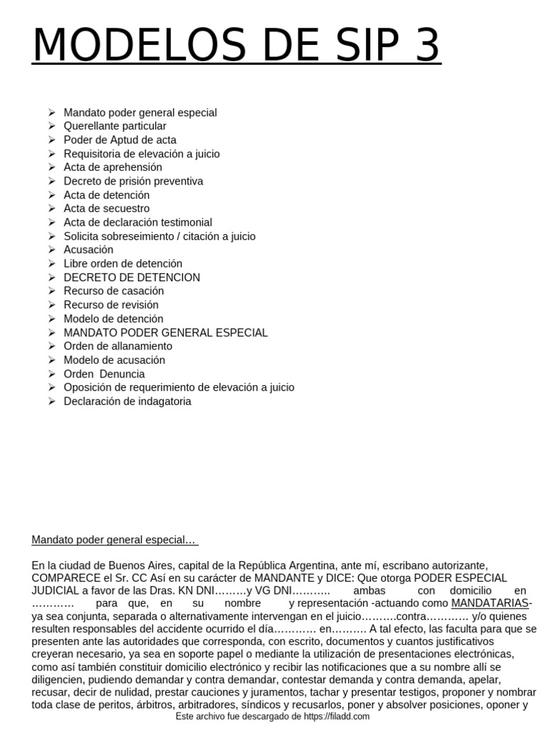 Sip Iii Modelos Completos y Ordenados para Final | PDF | Fiscal ...