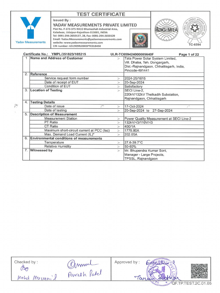 PQ 2024-25 - 1615 Seci - 1 Report - 17102024172934 | PDF