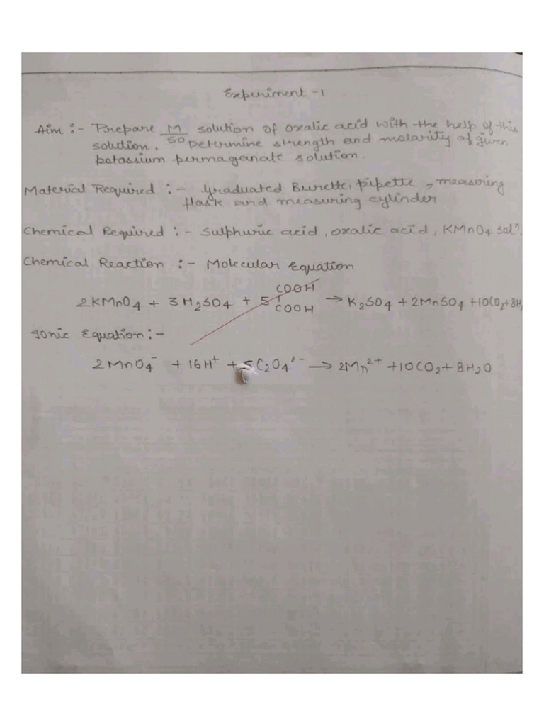 Experiment 1 1 | PDF