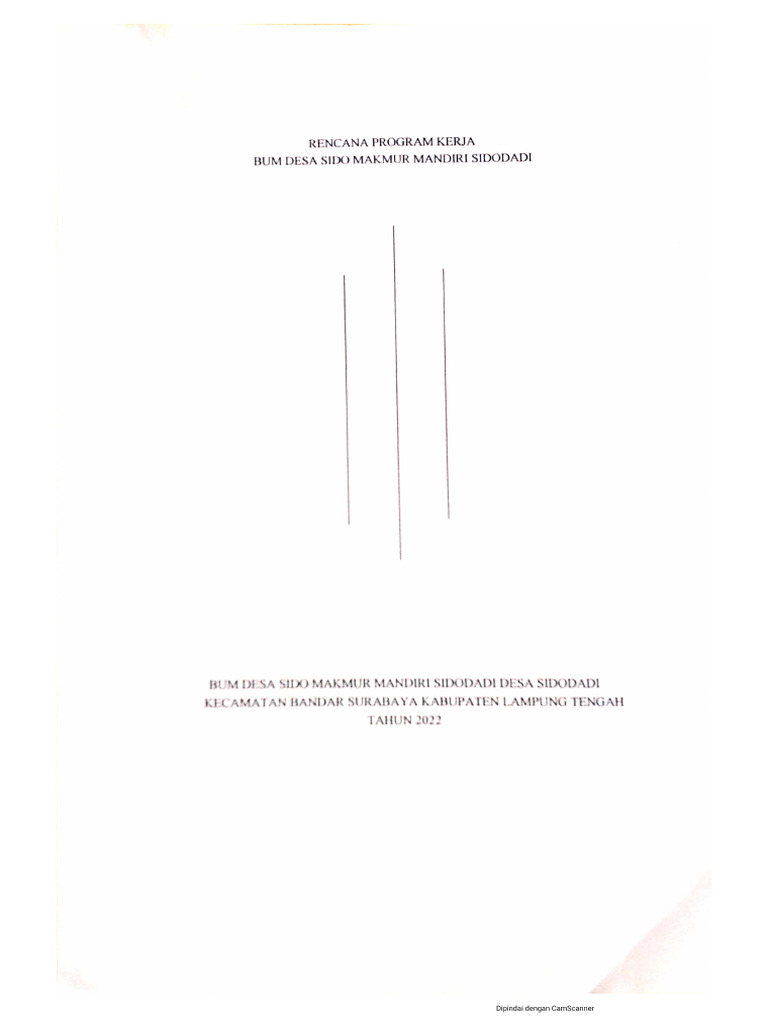 Program Kerja BUMDes | PDF