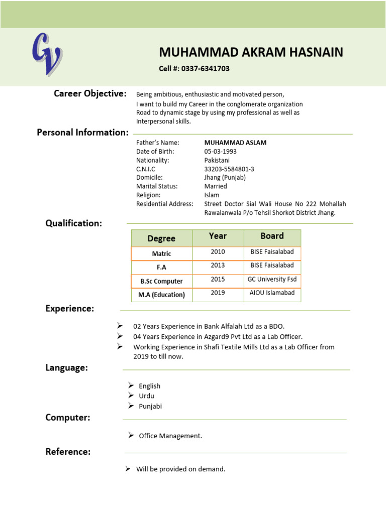 Muhammad Akram Hasnain-1 | PDF