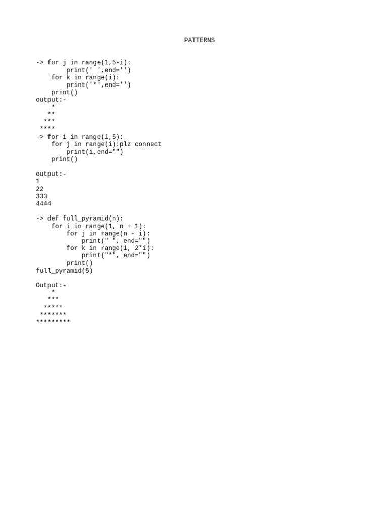 Python Prepinsta | PDF