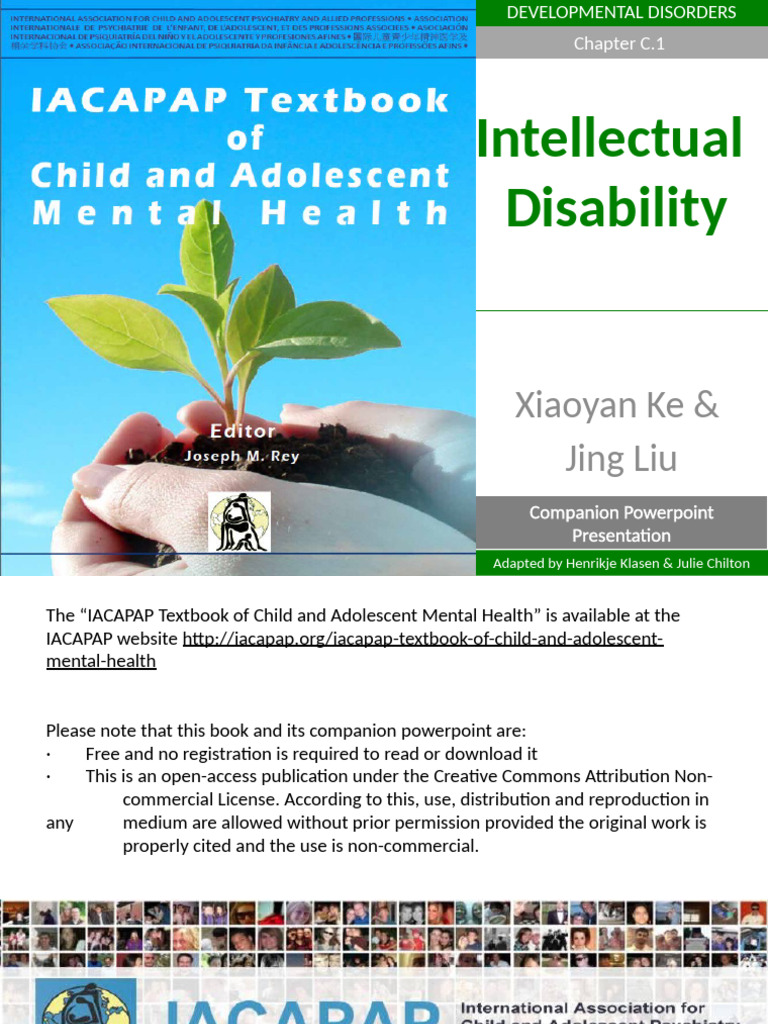 IACAPAP C.1 Int Disability Powerpoint 20151 | PDF | Intellectual Disability | Intelligence Quotient