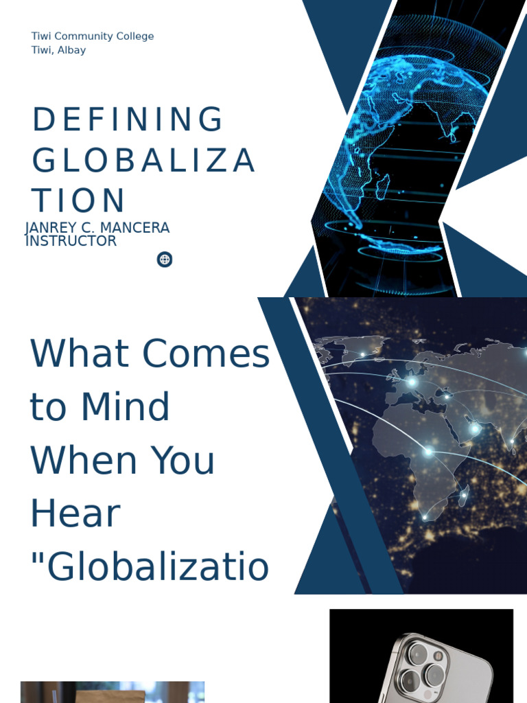Understanding Globalization Concepts | PDF | Globalization | Liberal ...