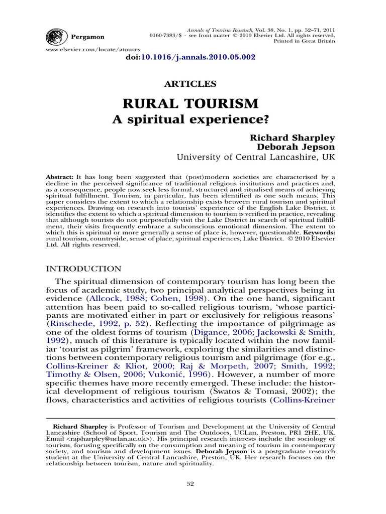 Sharpley and Jepson 2011 | PDF | Spirituality | Focus Group