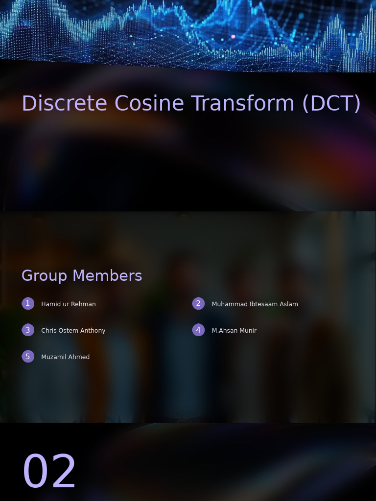 Discrete Cosine Transform (DCT) | PDF