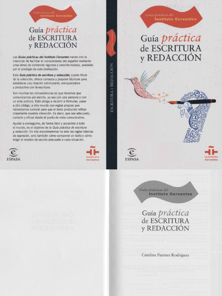 Instituto Cervantes - Guía Práctica de Escritura y Redacción | PDF