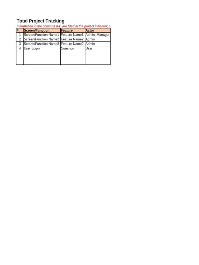 Project Iteration Tracking Template | PDF | Computing | Software