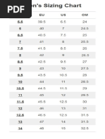 Bata Shoe Size Chart Overview | PDF | Sports & Recreation | Home & Garden