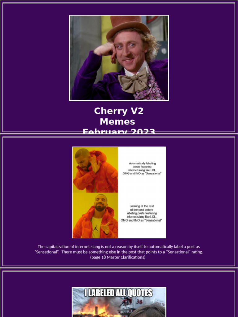 Cherry V2 - Memes - February 2023 | PDF