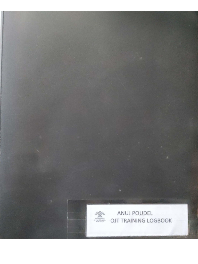 Airbus 320 OJT Log Book Anuj | PDF