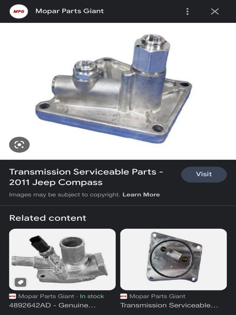 Jeep Compass CVT Transmission Cooler - Google Search | PDF