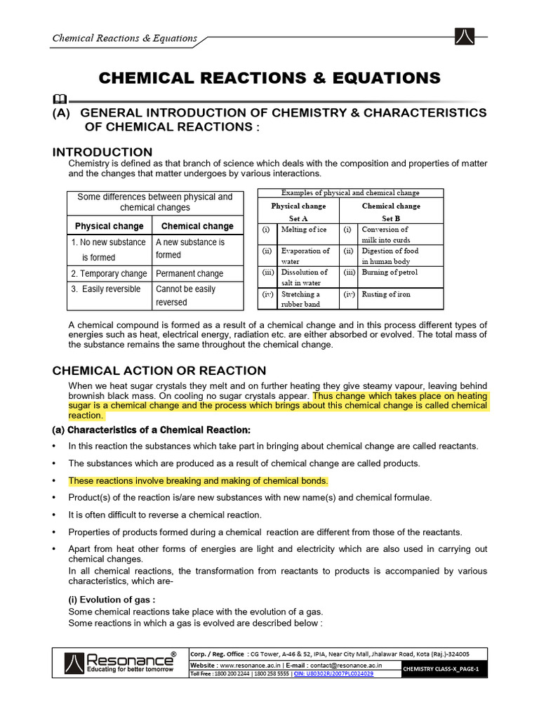 Understanding Chemical Reactions | PDF | Redox | Chemical Reactions